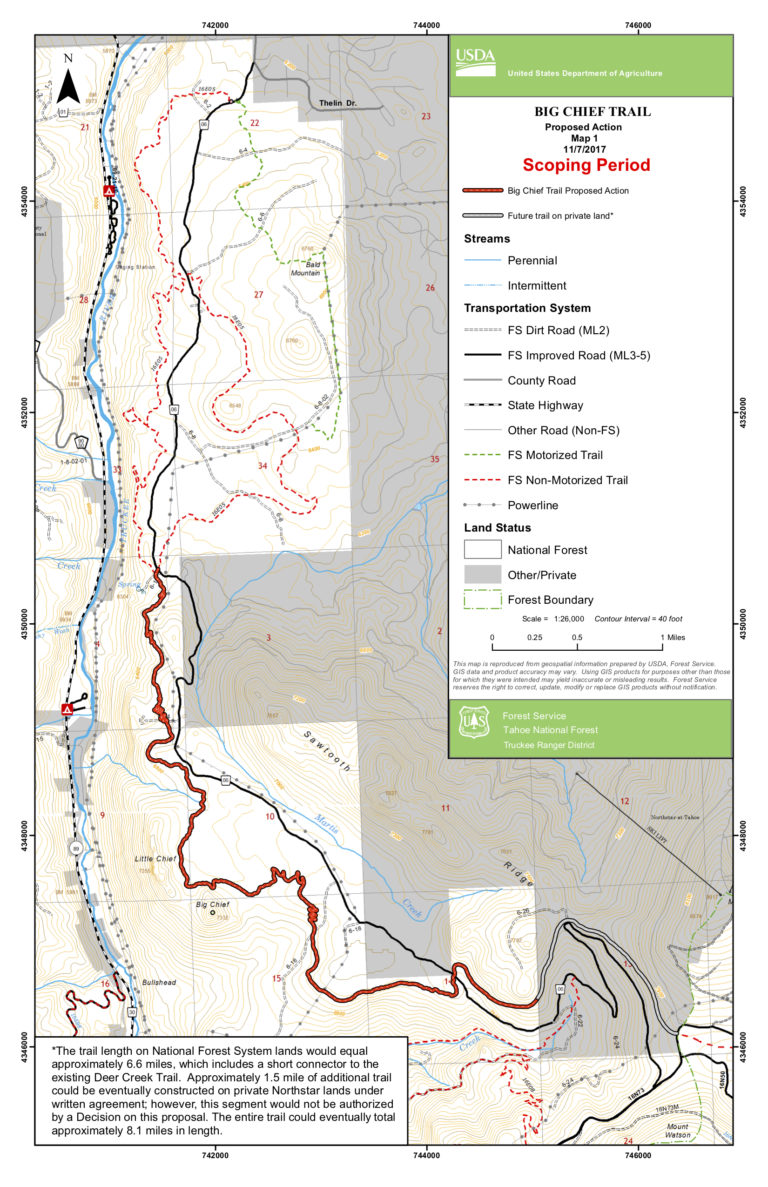 Big Chief Map - Truckee Trails Foundation
